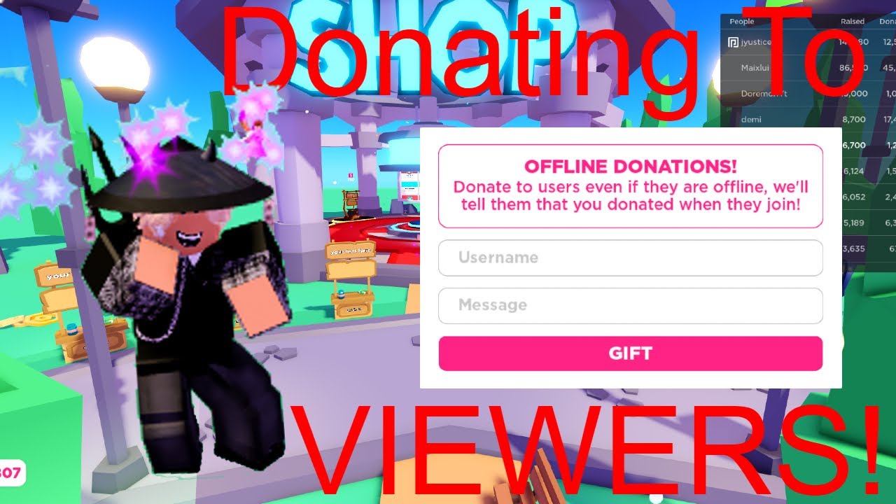 Donating ROBUX to Viewers in Pls Donate! *GIVING ROBUX TO VIEWERS* IN ...