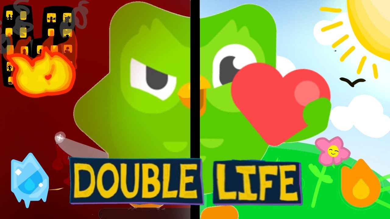 Double Life trend but it's Duolingo! || Tweening animation//@duolingo ...