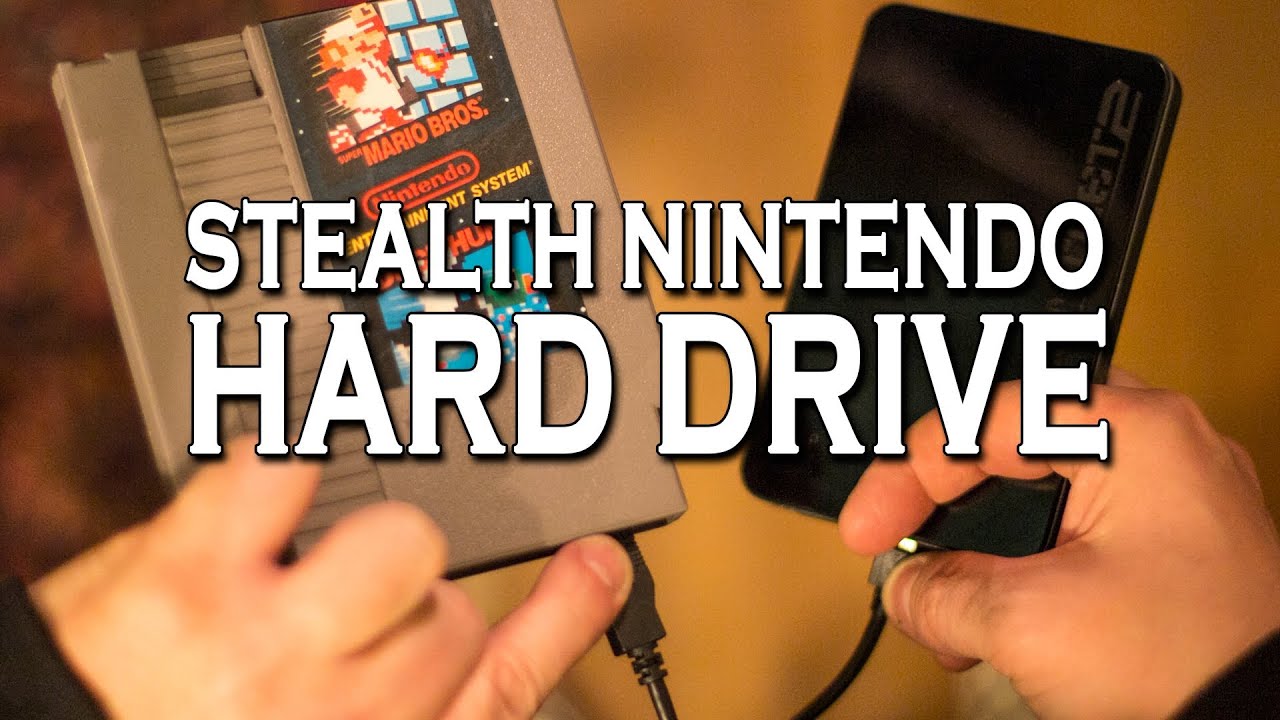 The NES Stealth Hard Drive! (Easy) - YouTube