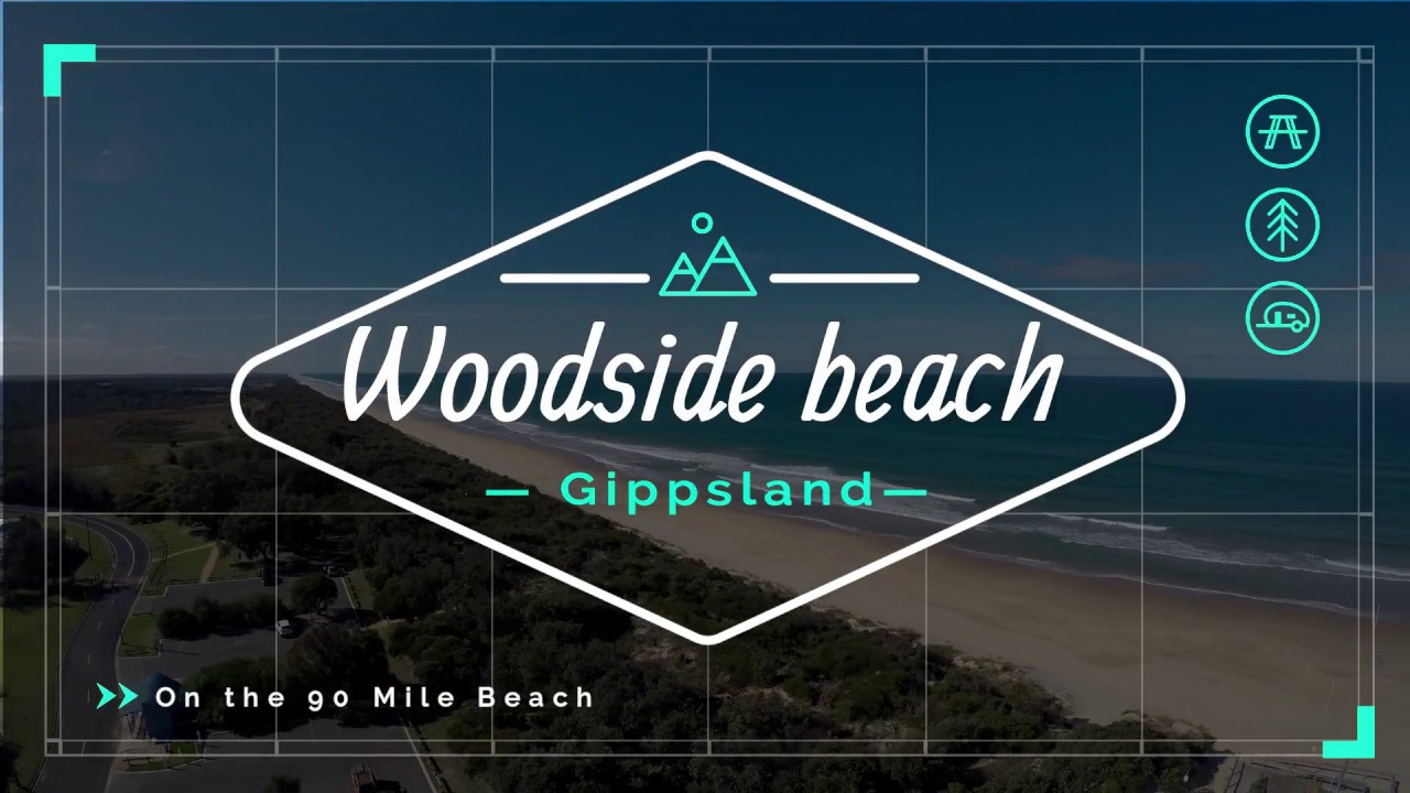Woodside Beach from above - YouTube