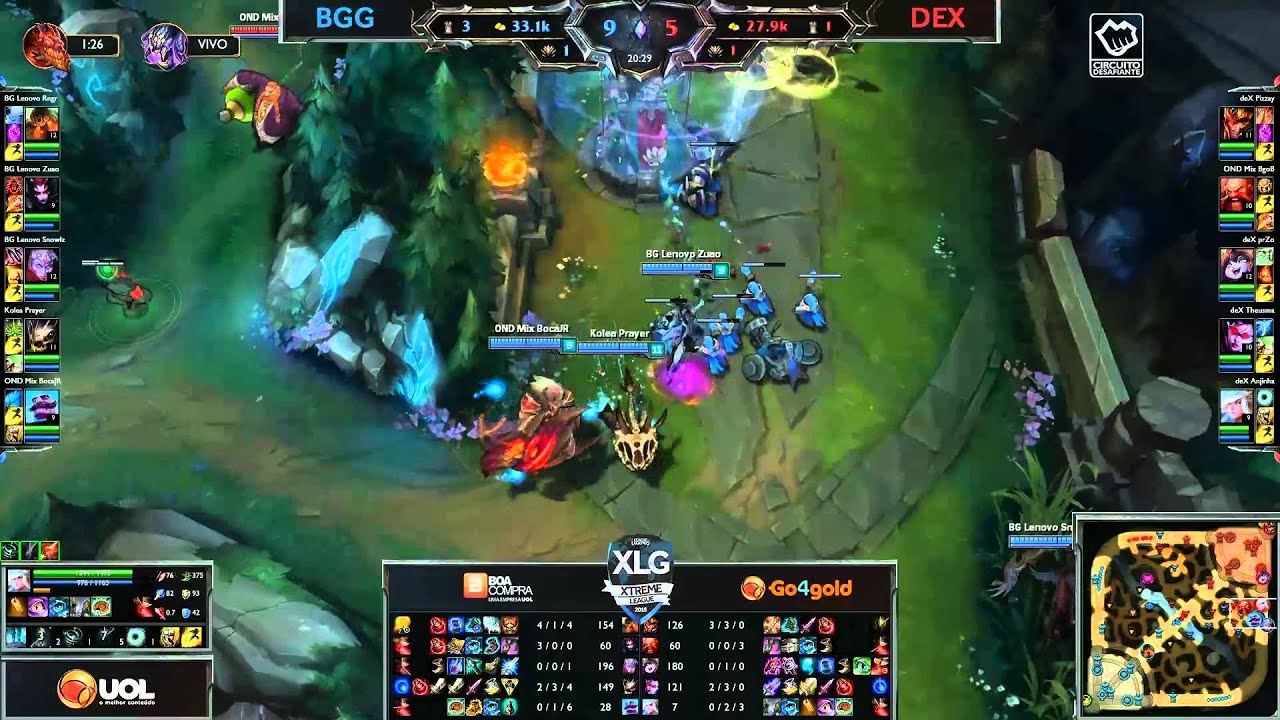 XLG #4 - Semifinal: Big Gods vs Dexterity - Jogo 1 - YouTube