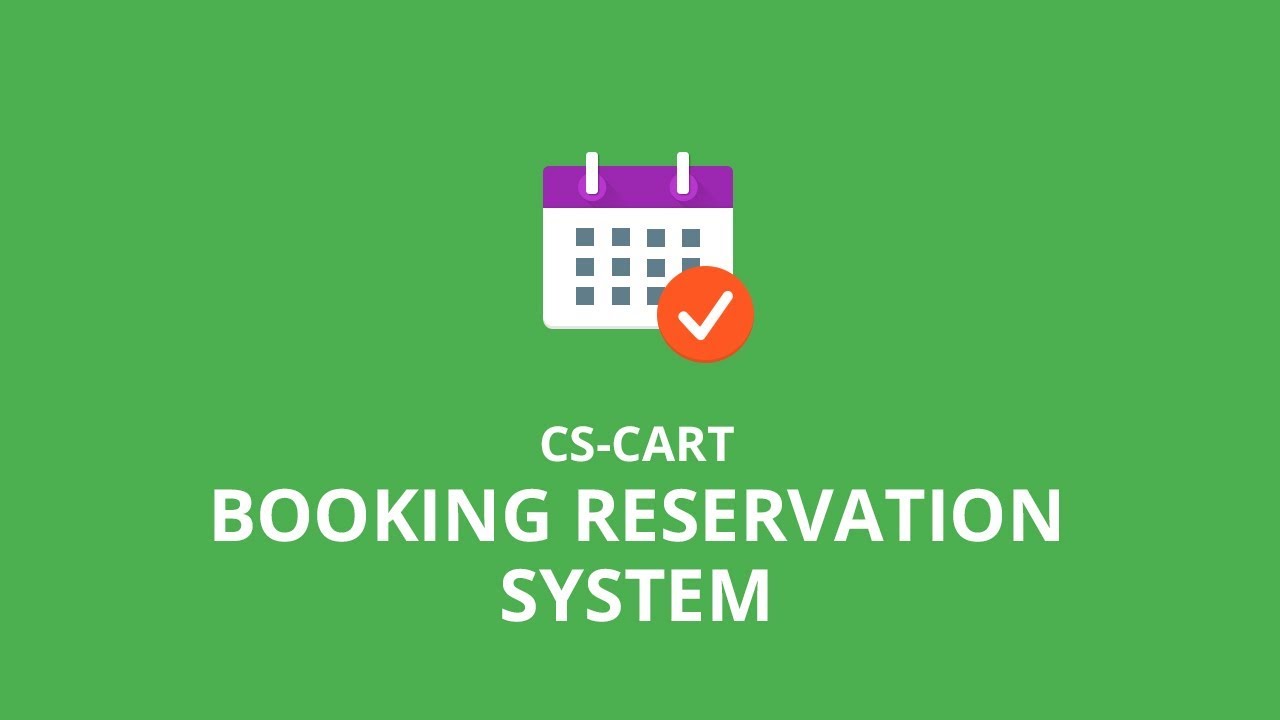 CS-Cart Booking Reservation System - YouTube