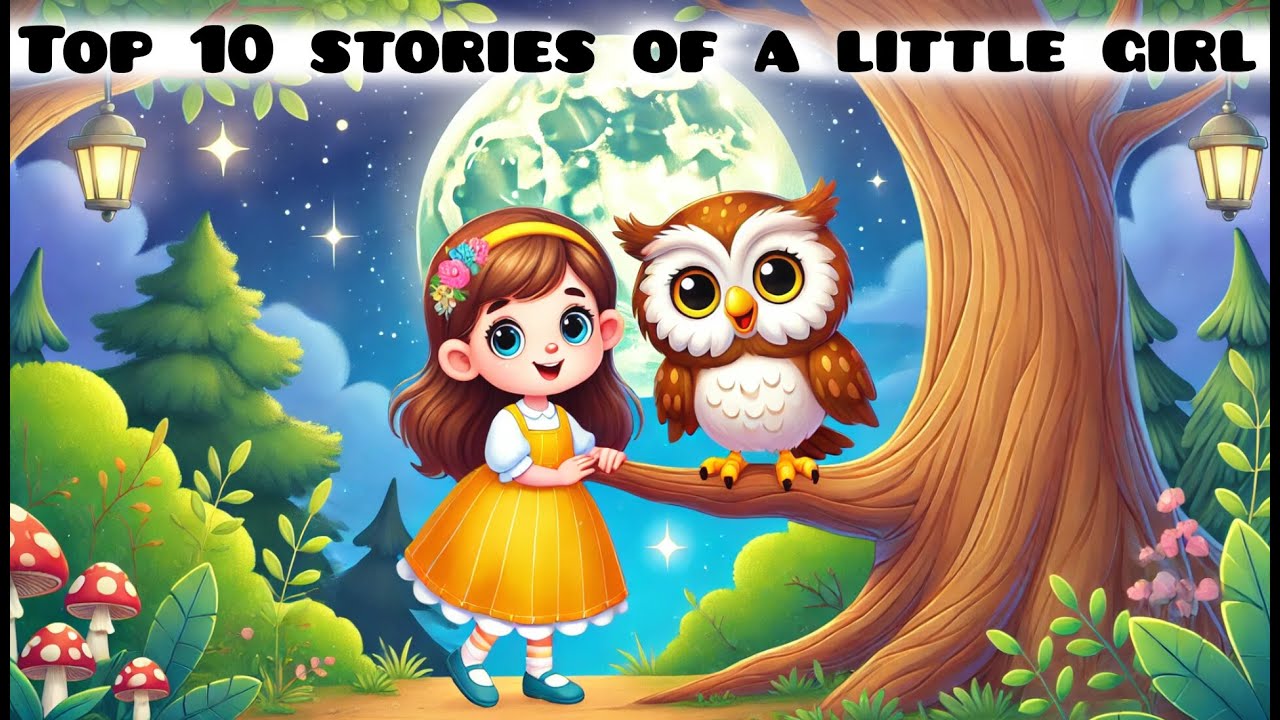 Top 10 Stories of A Little Girl | Moral Stories | Bedtime Stories - YouTube