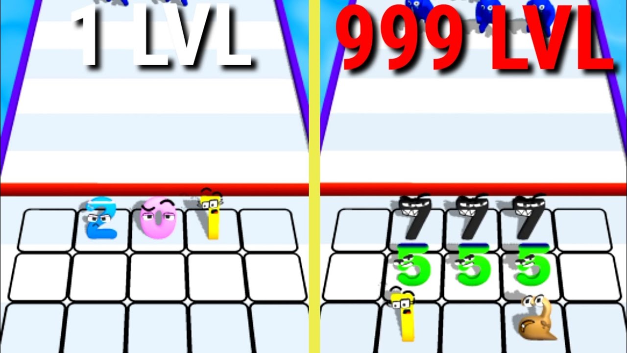 MERGE 'NUMBER LORE' Run 3D - Merge Battles ⭐ 1234567890 - YouTube