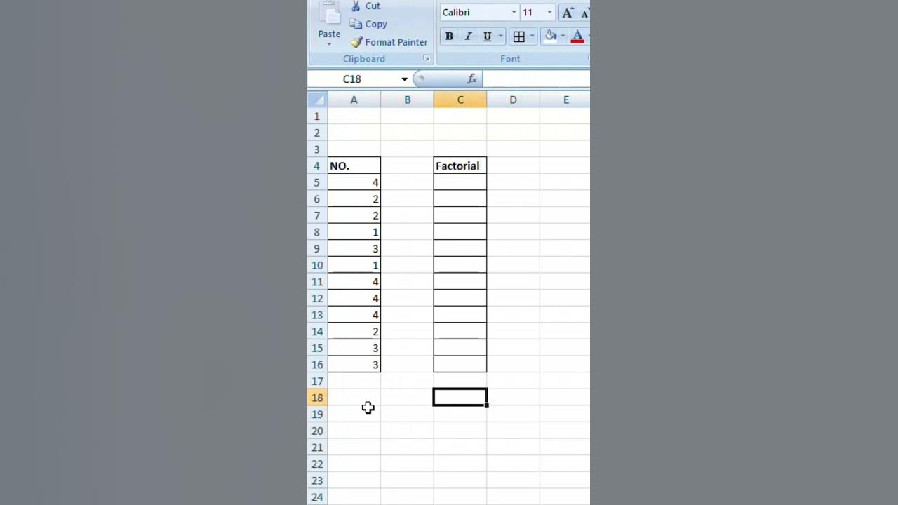 Fact Function🔥serve Excel 💯 Exceltips Exceltutorial Excel Microsoftexcel Dataanalysis 6977