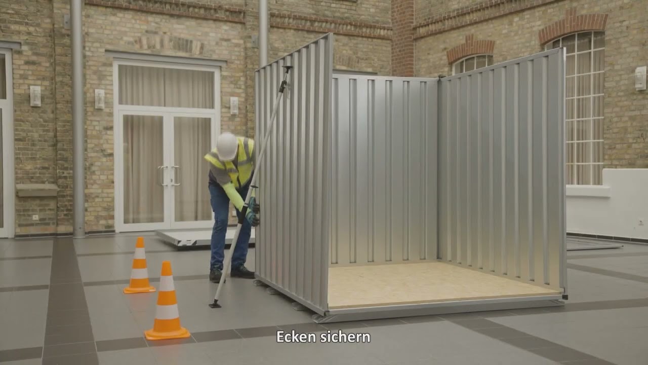 Materialcontainer Montage Anleitung zum Aufbau eines ...