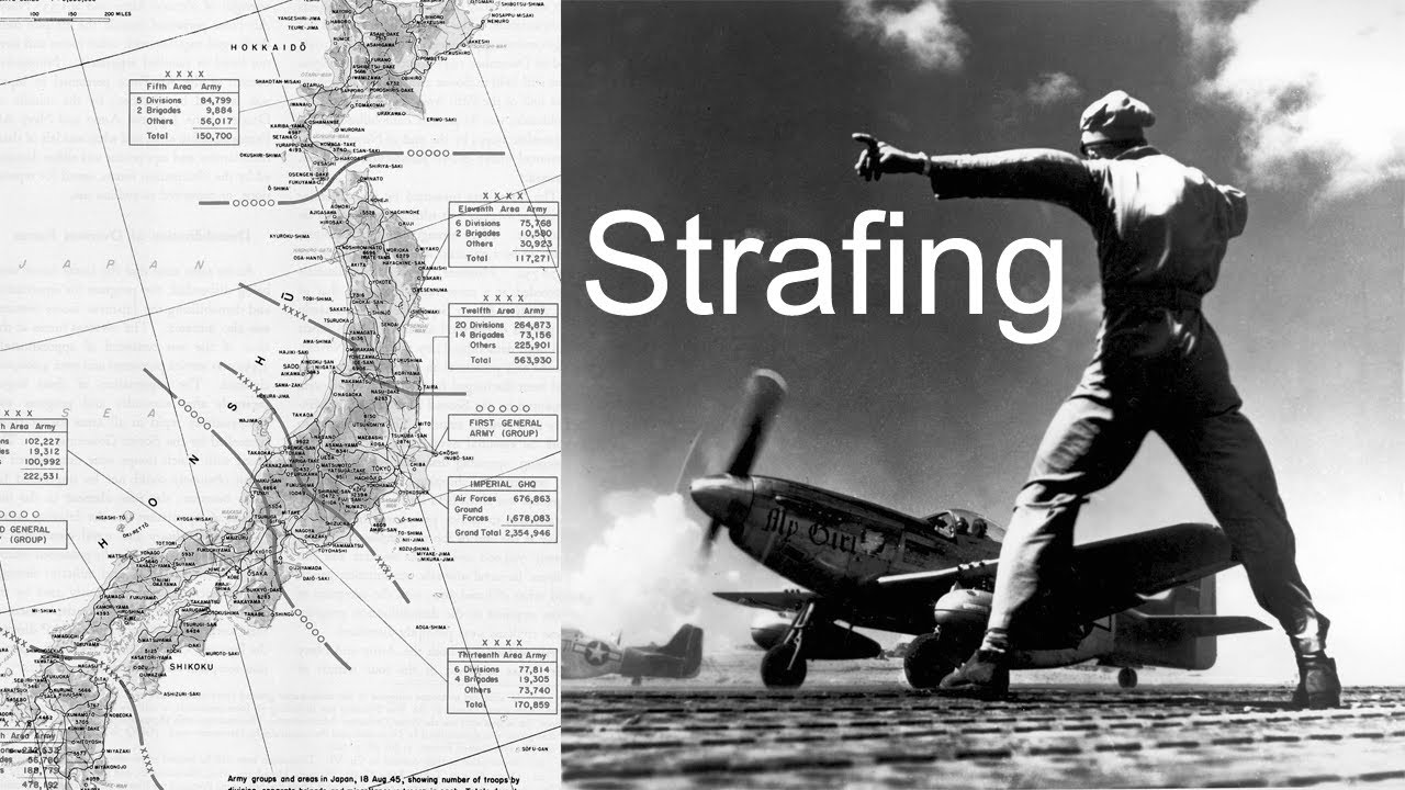 Strafing Japan - Mustangs and Thunderbolts 1945 - YouTube