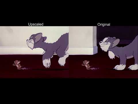 Tom and Jerry - AI Upscaled Remastered Scene
