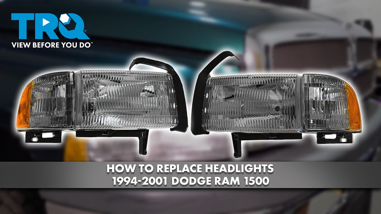 2001 Dodge Ram 1500 Headlight Adjustment