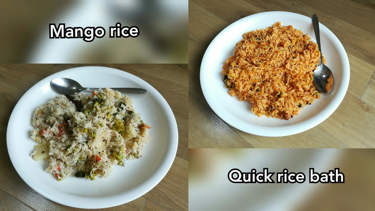 2 Instant Lunch box recipes & ideas | 2 instant Rice recipes | Lunch ...