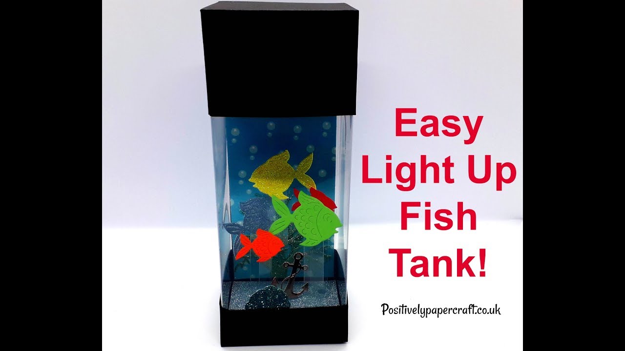 Easy LIGHT UP Fish Tank Tutorial - YouTube