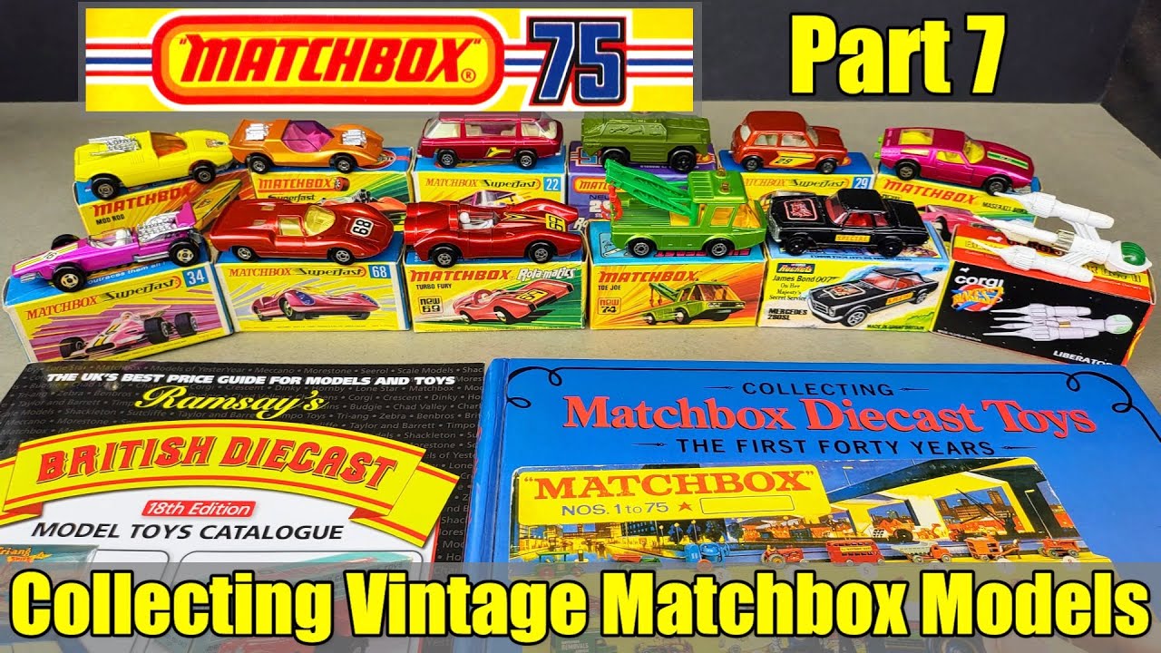 Collecting Vintage Matchbox Models - 1 to 75 - Part 7 - New Boxed ...