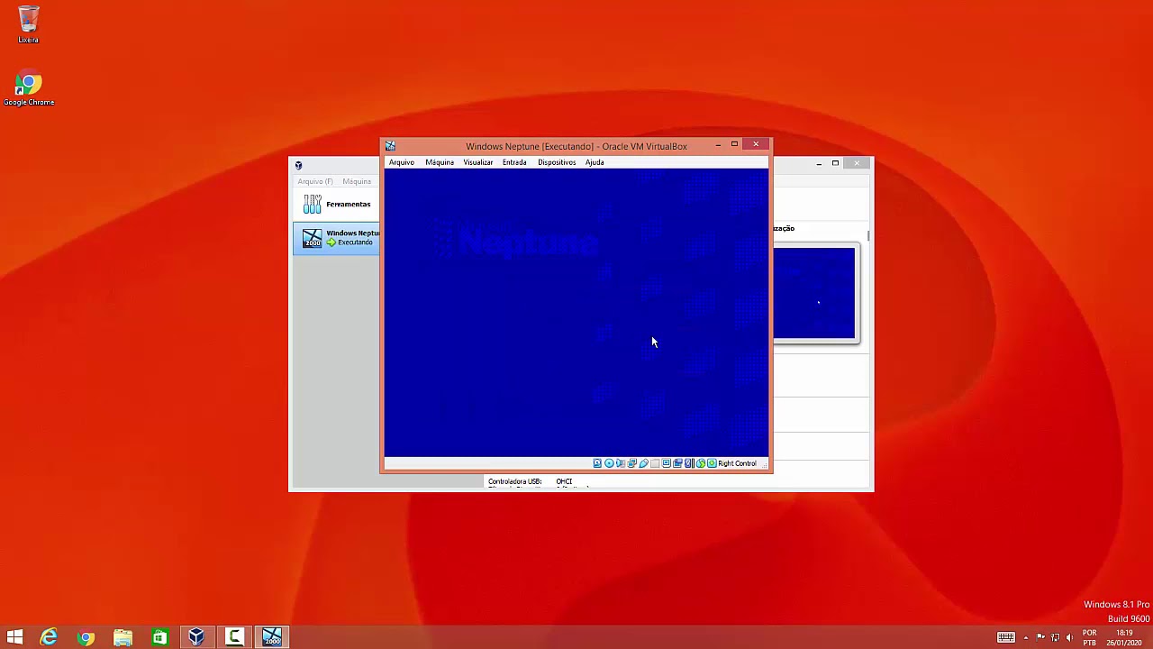 Como Instalar o Windows Neptune No VirtualBox - YouTube