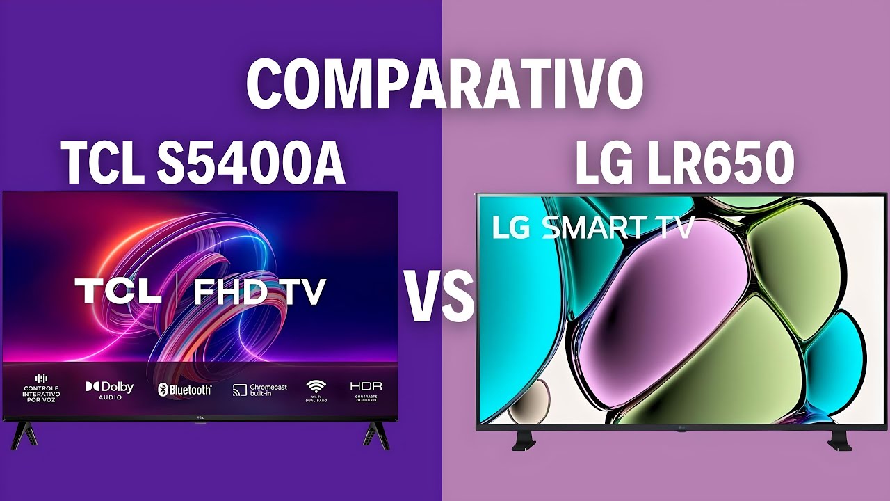 TCL S5400A VS LG LR650 | QUAL a MELHOR TV 32 polegadas 2024? - YouTube