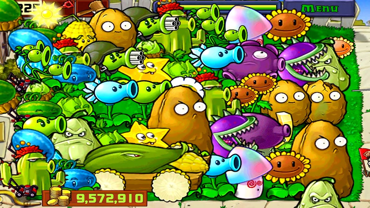 Giant Plants Vs Zombies GamePlay Survival Day | Plants Vs. Zombies Hack ...