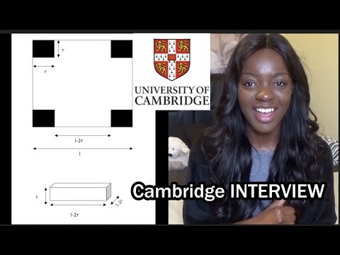 Cambridge Interview PART 2 - Maths Questions included - YouTube