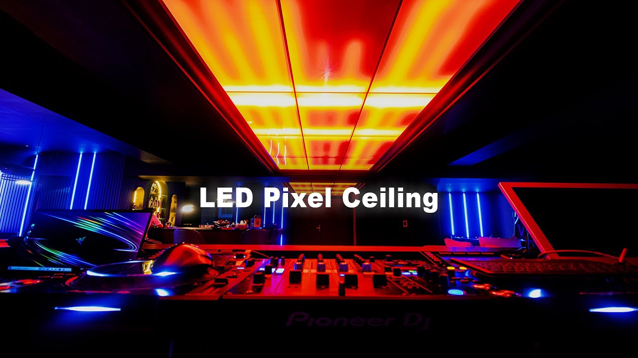 LED Pixel Ceiling天花板像素照明｜設計製作 - YouTube