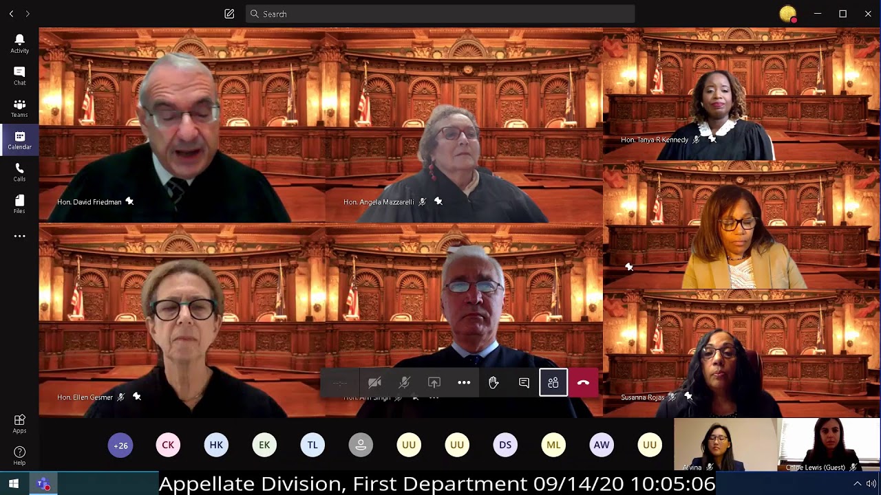 Appellate Division, First Department Virtual Court - YouTube