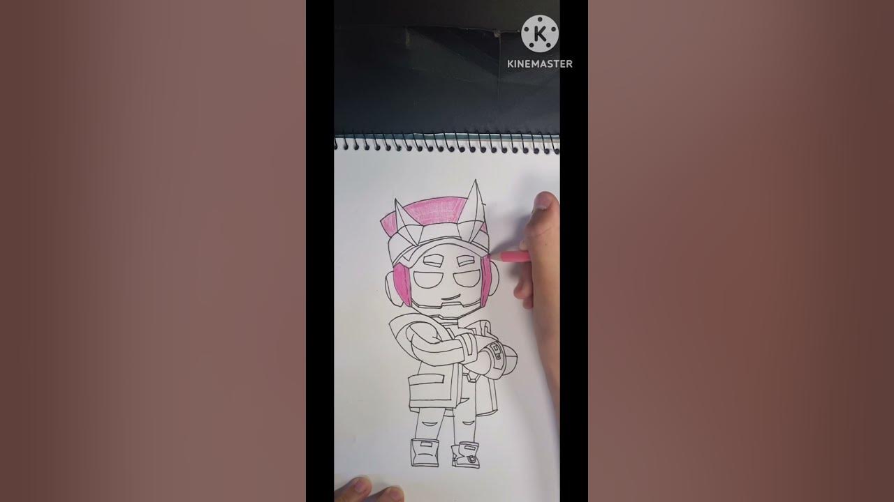 Drawing Art Sketch Draw 브롤스타즈 Fanart 초5 브롤스타즈 팽 그리기 Youtube