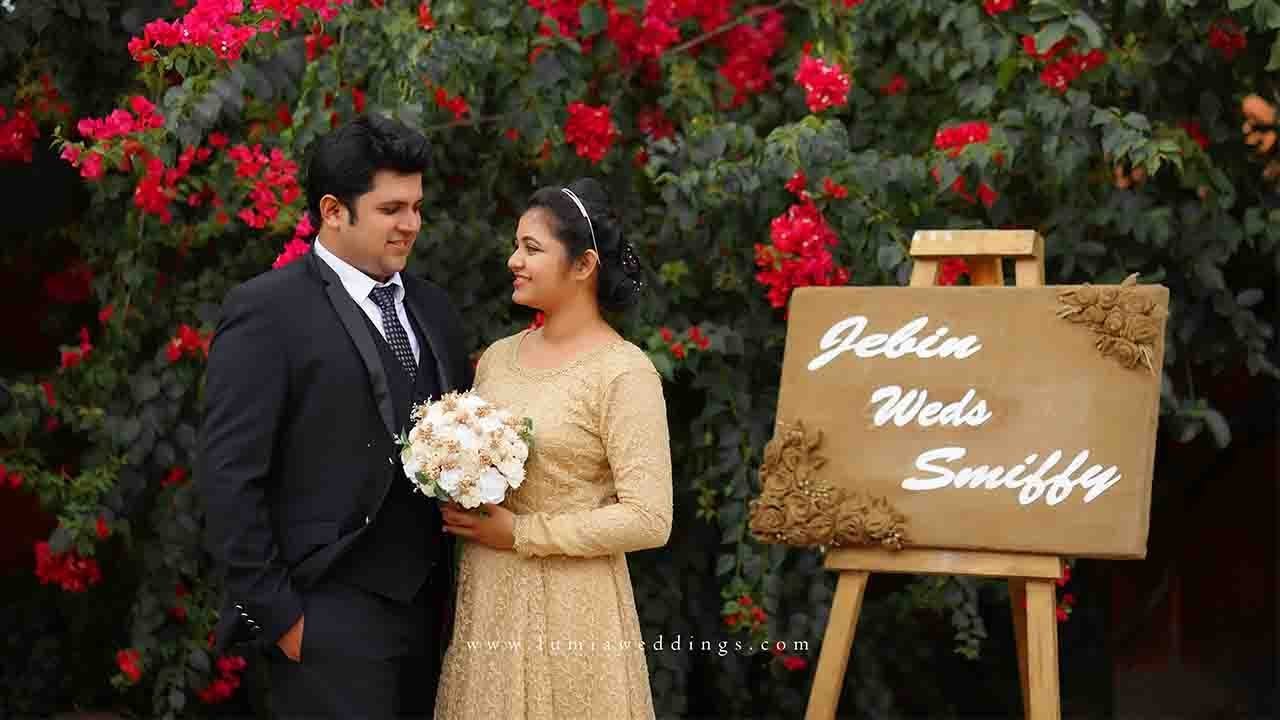 Kerala Pentecost Wedding Highlights Video of Jebin and Smiffy | Lumiya Wedding Company - YouTube