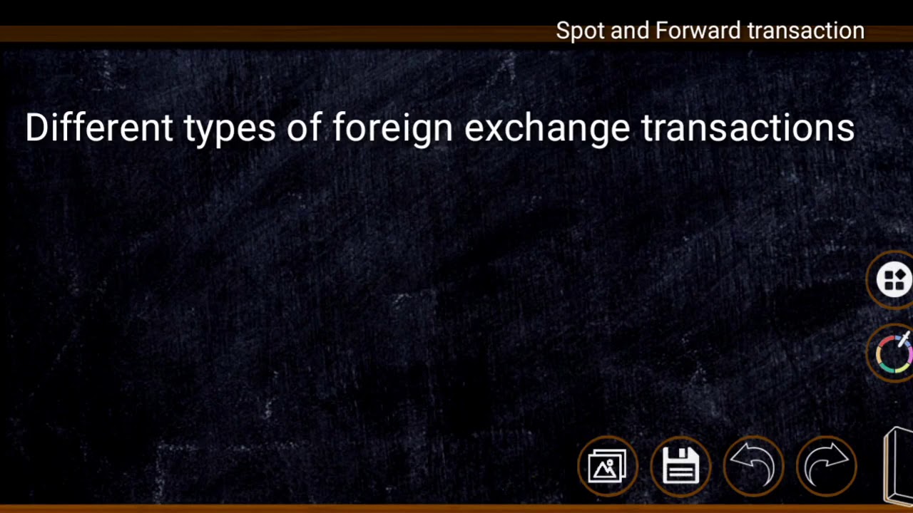 Spot Rate and Forward Rate in Foreign Exchange Transaction - YouTube