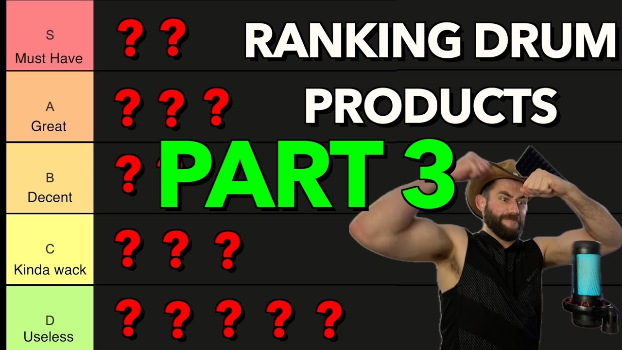 Ranking the BEST and WORST Drum Products pt 3 - YouTube
