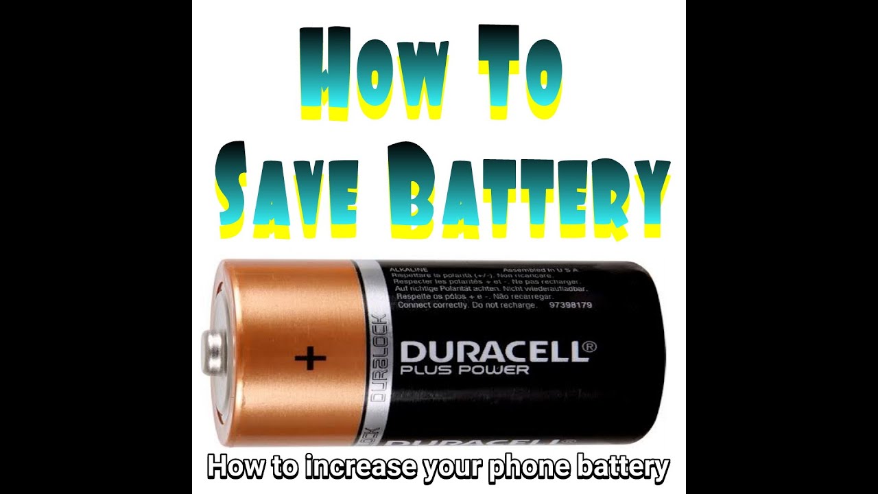 How to save battery?👍 - YouTube