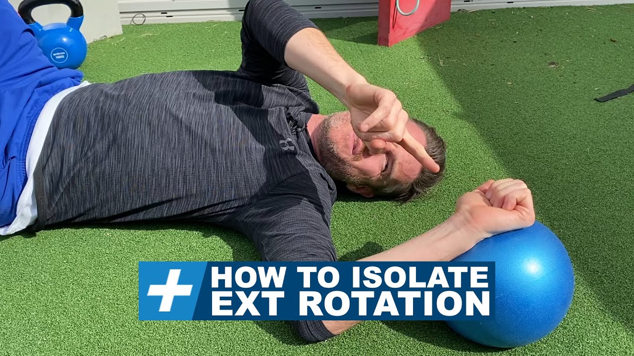 How to Isolate Shoulder External Rotation | Tim Keeley | Physio REHAB ...