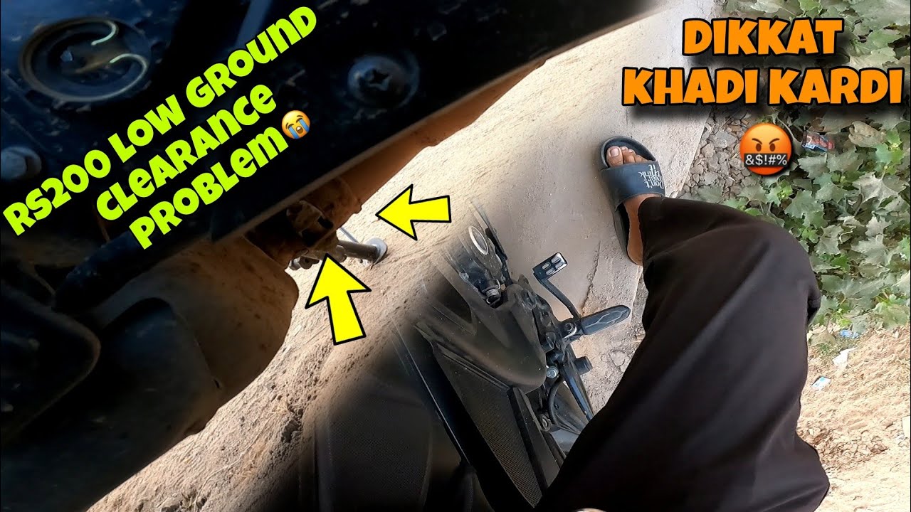 Rs 200 Low Ground Clearance Problem 🤬 || Rs 200 Bs6 2023 Model || The ...