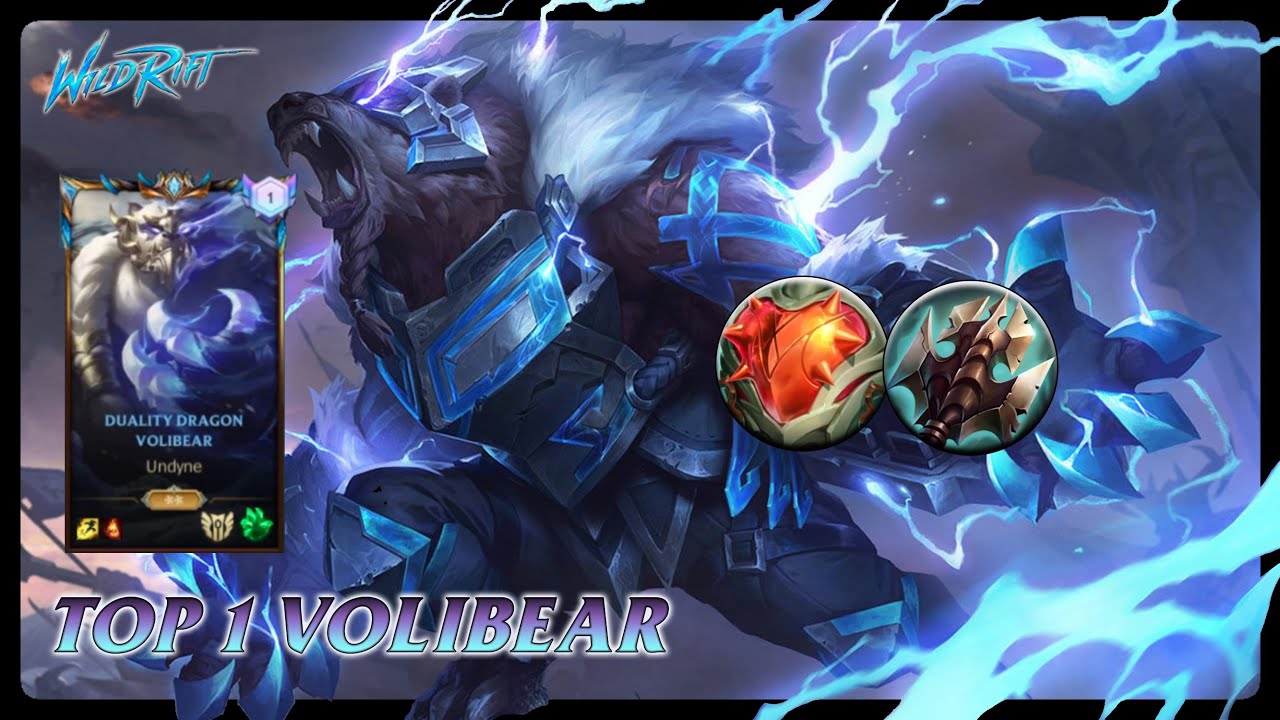 Wild Rift VOLIBEAR - TOP 1 Duality Dragon Volibear S13 Ranked Gameplay ...