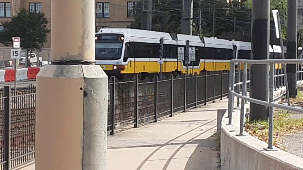 Dart Blue Line Near city place/uptown tunnel - YouTube