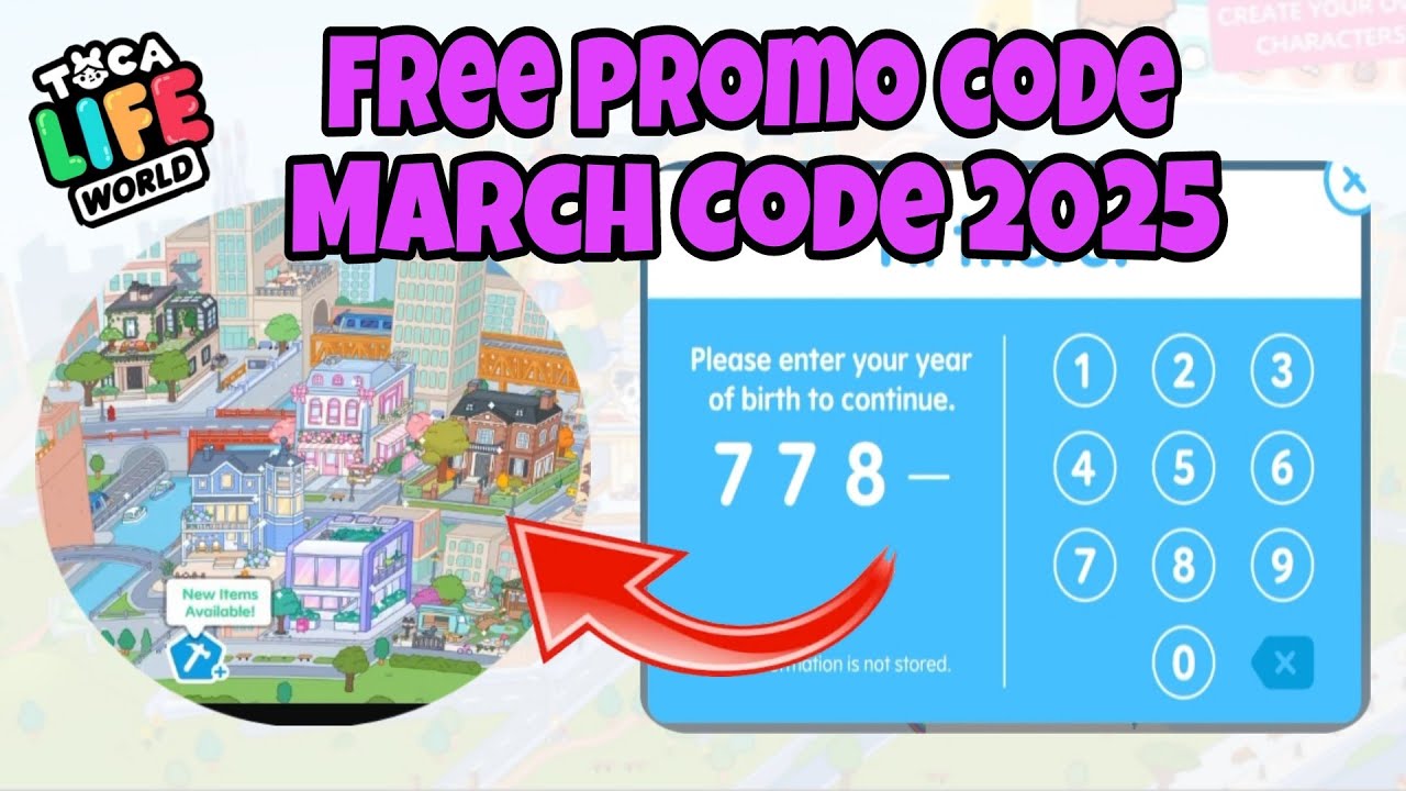 Toca Boca Free Promo Codes! March 2025 | Toca Life World - YouTube