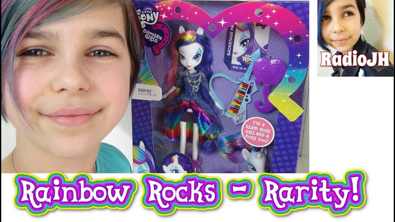 My Little Pony - MLP EG Rainbow Rocks - Rarity Review! - YouTube