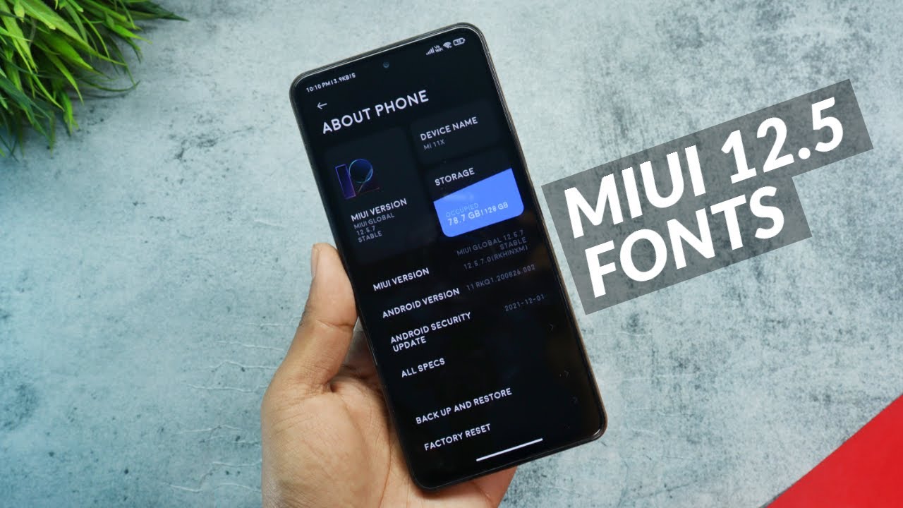 Top 3 New Miui 12.5 Fonts For March 2022 | Best Miui Fonts For Redmi ...