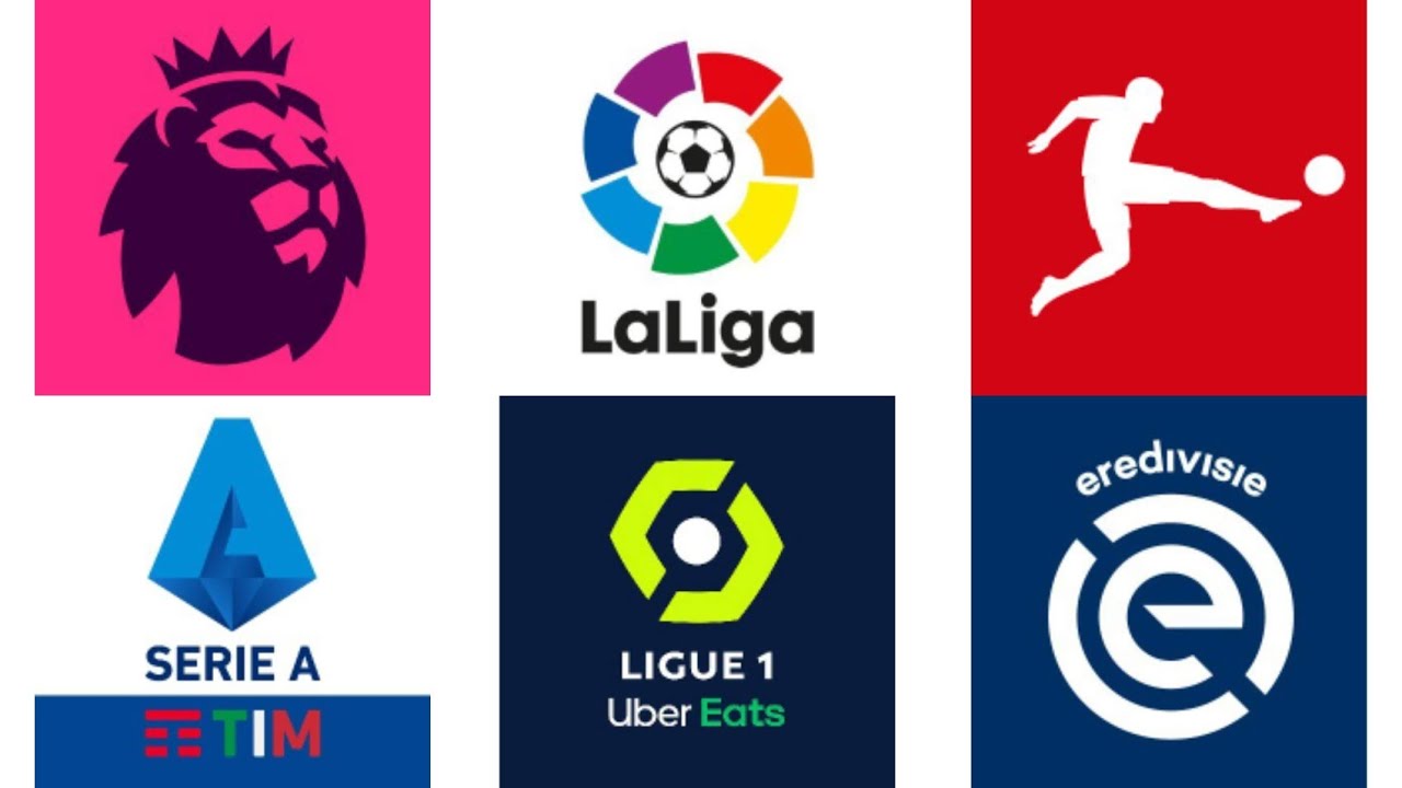 Top 5 Football Leagues Intro (Premier League, La Liga, Serie A, Ligue 1 ...