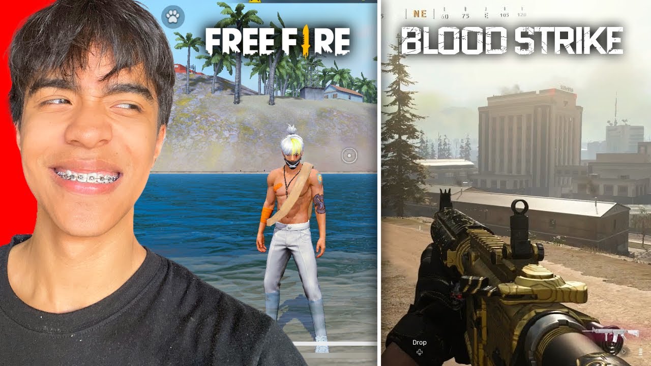 FREE FIRE vs BLOOD STRIKE en GRAFICOS MAXIMOS! - YouTube