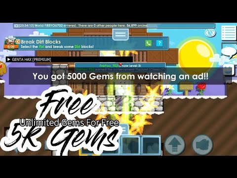 FREE | SCRIPT UNLIMITED GEMS GROWTOPIA - YouTube