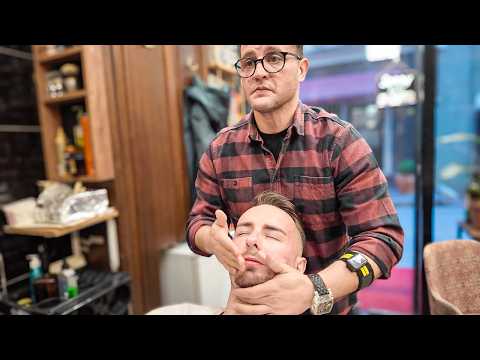 He Means Business | ASMR Extreme Turkish Barber Treatment 🇹🇷