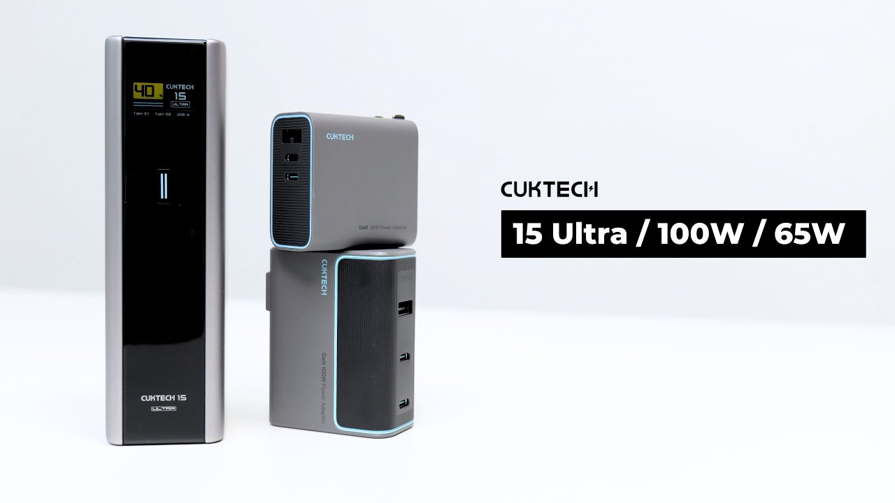 CUKTECH 15 Ultra Power Bank / 100W&65W GaN Charger: More Powerful ...