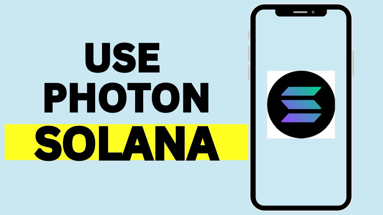 How To Use Photon SOL (Best Way) - YouTube