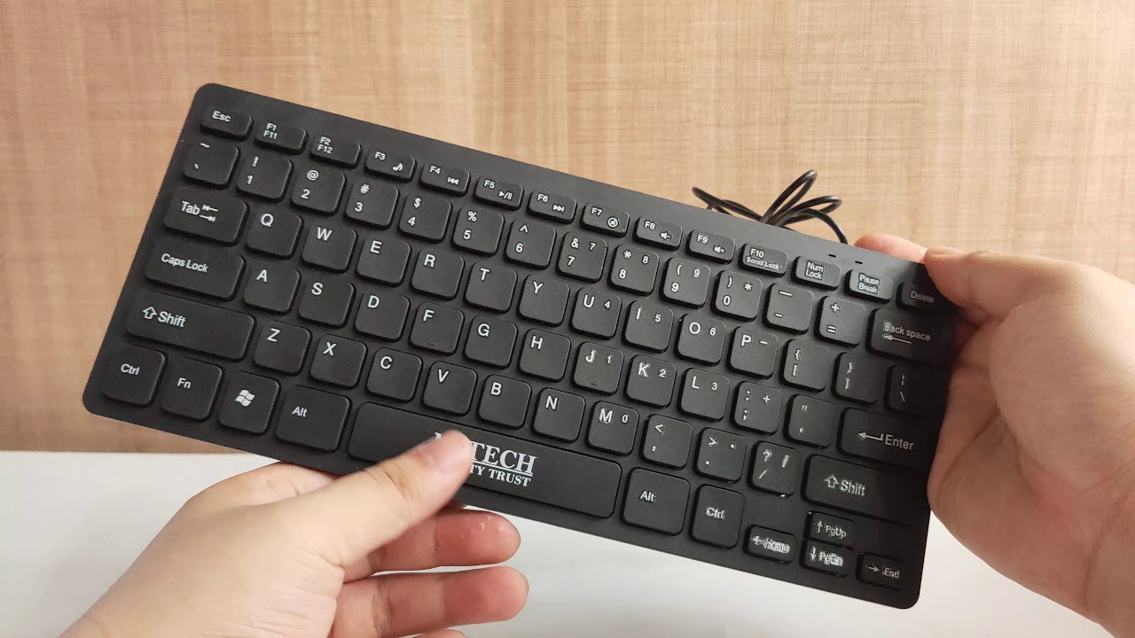 M Tech Wired Mini Keyboard USB MT 08 - YouTube