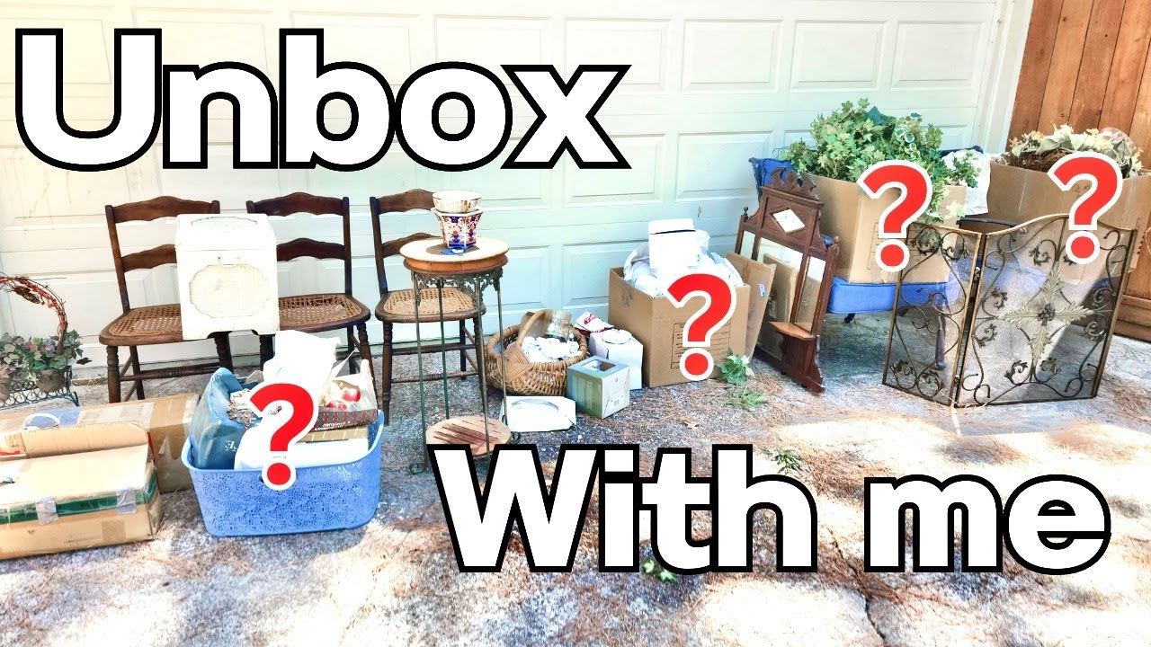 Unboxing Mystery Auction Haul - YouTube