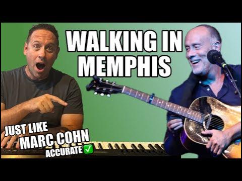 Piano Lesson Walking In Memphis Shawn Cheek Tutorial - YouTube