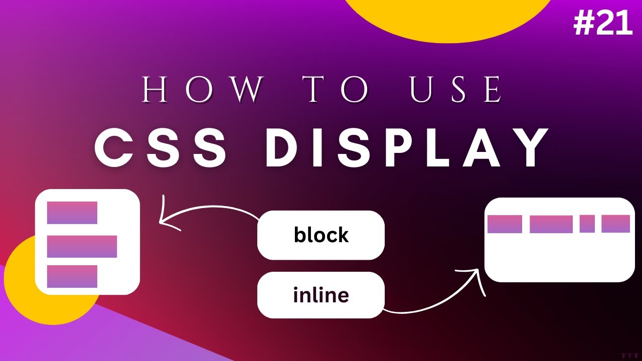 Css Display Property In Depth Understanding Inline Block And Inline Block Episode 21