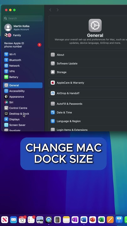 How to Change Dock Size on Mac - YouTube