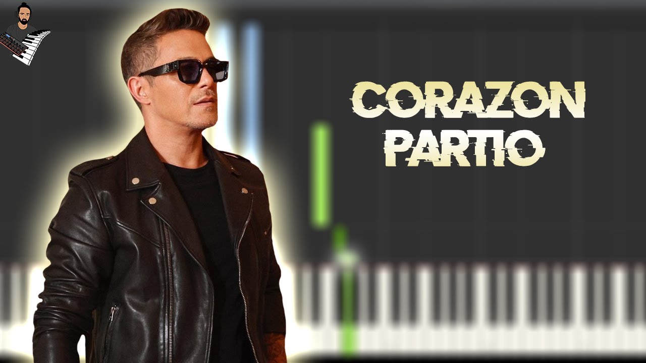 Alejandro Sanz - Corazón Partío | Instrumental Piano Tutorial ...