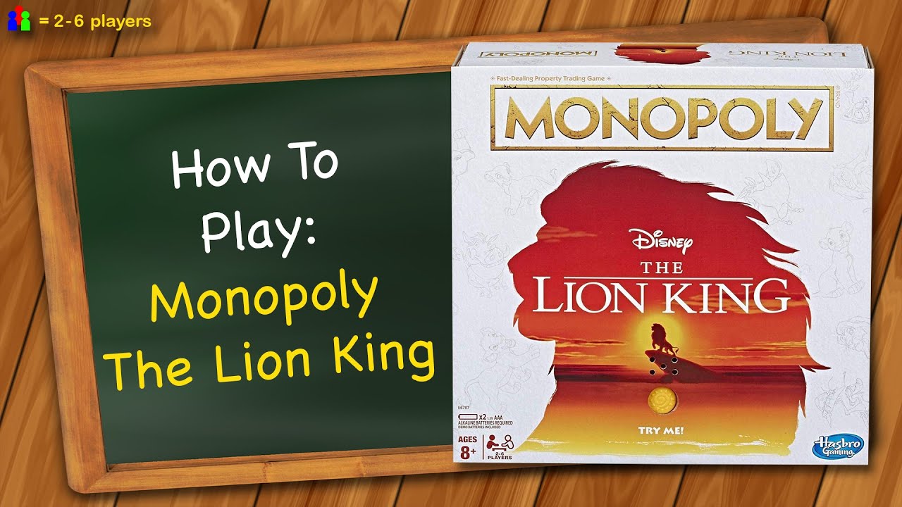 How to play Monopoly The Lion King - YouTube