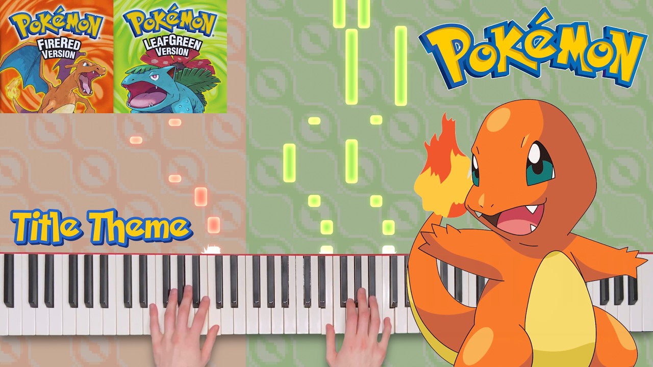 Title Theme ~ Pokémon FireRed & LeafGreen | Piano Tutorial - YouTube