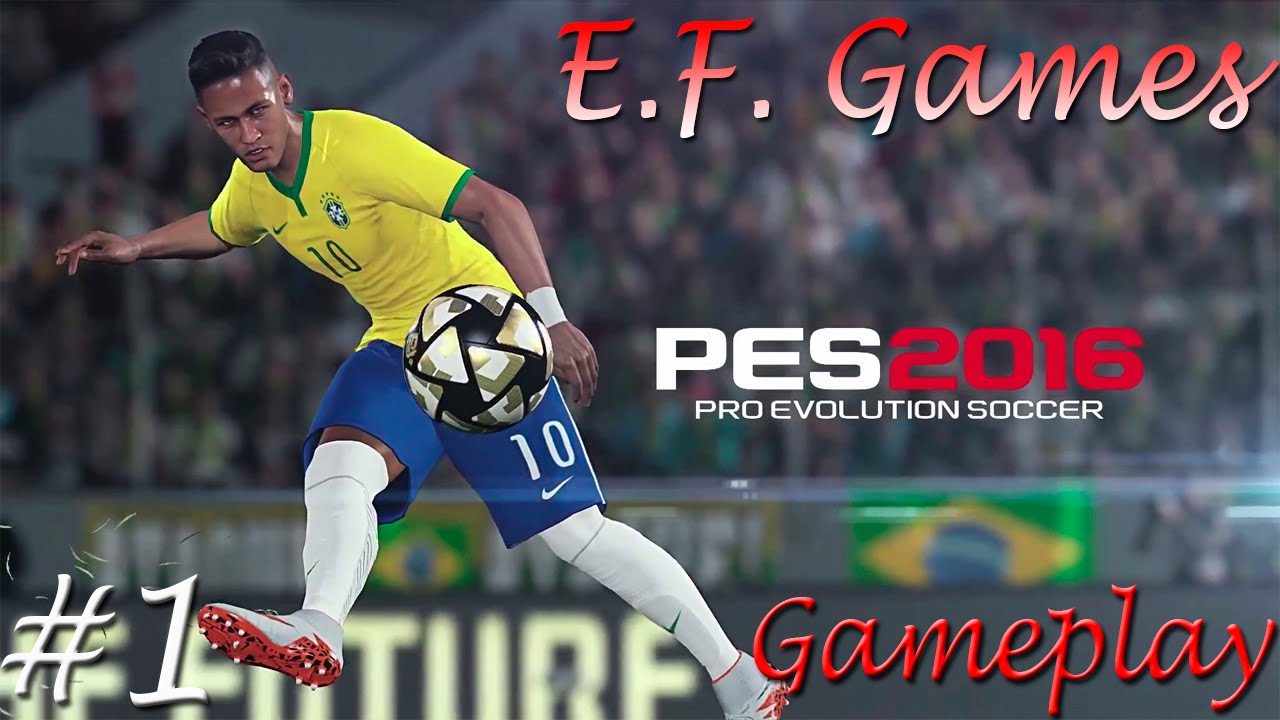 Pro Evolution Soccer (PES) 2016 - Gameplay (PC) (PT-BR) , mostrando o ...