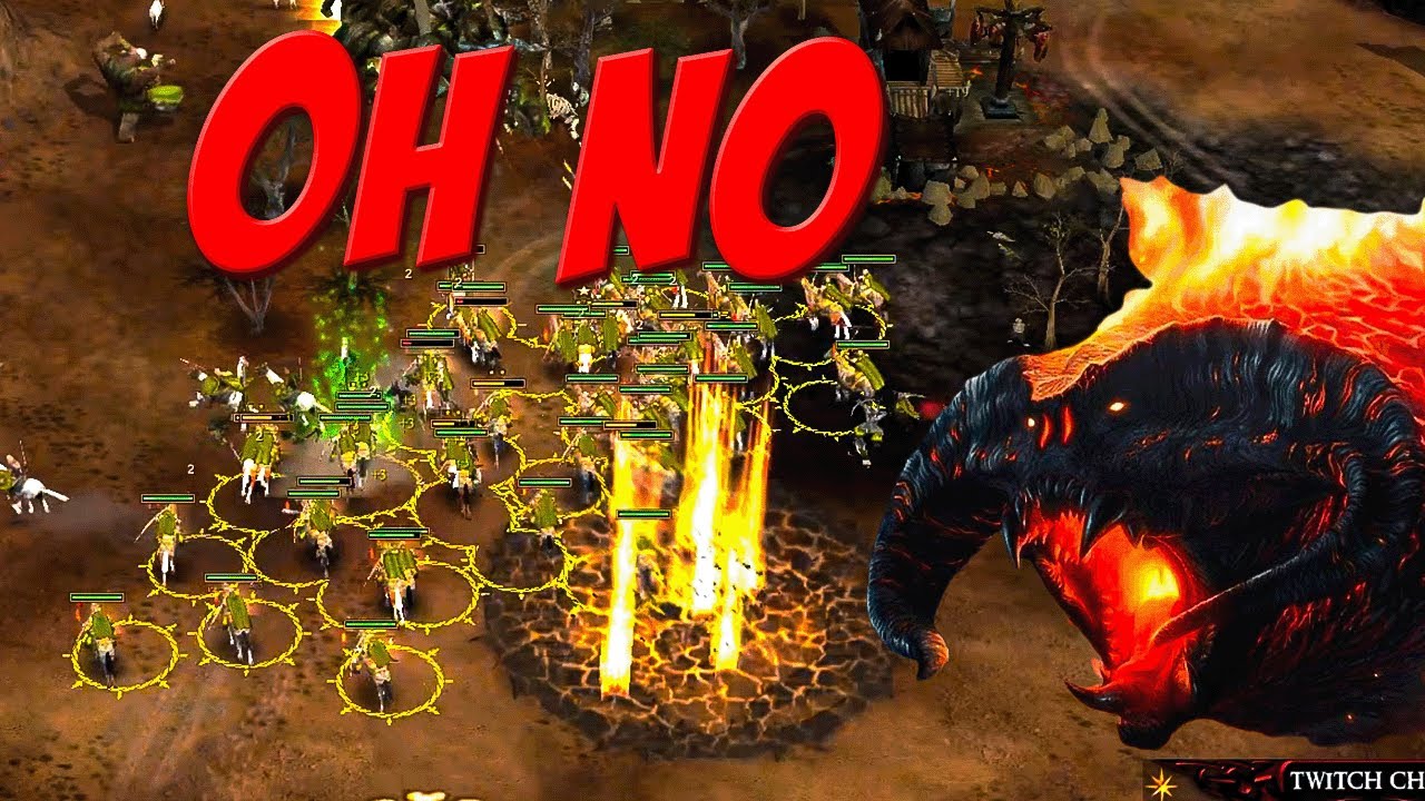 BALROG IS UNDER ME | 1 VS 1 | BFME 1 Patch 2.22 Online - YouTube